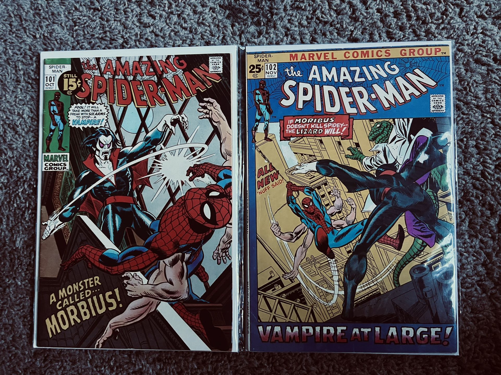 Amazing Spiderman #101-102 for Sale in San Jose, CA - OfferUp