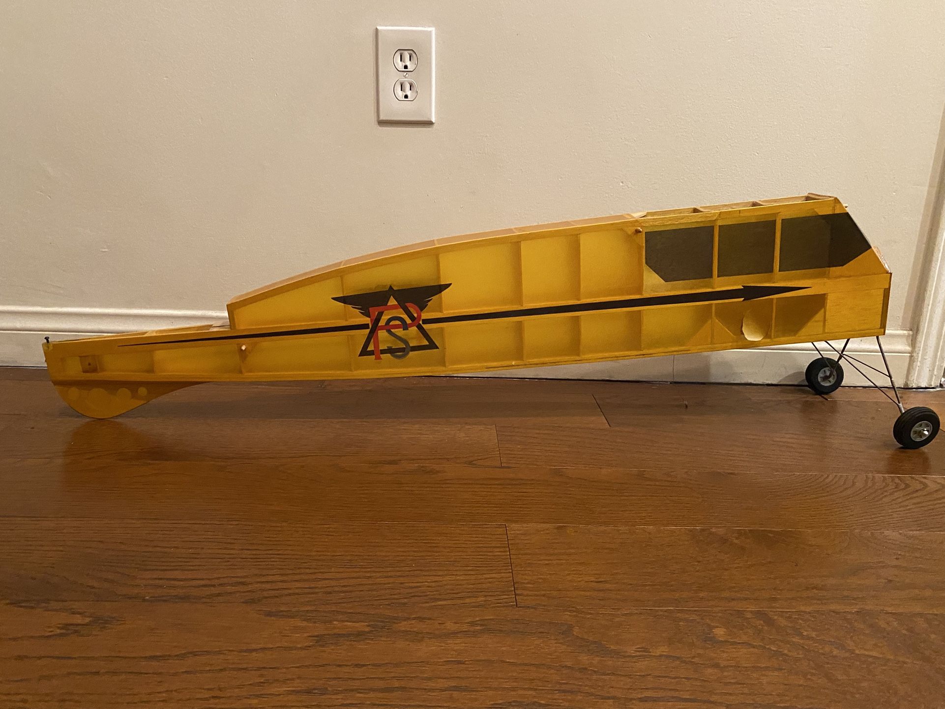 Vintage RC Model Airplane – Fuselage, Wing & Tail Section for Sale in ...