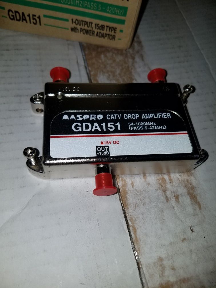 MasPro GDA151 Cable Drop Amplifier Signal Booster HDTV CATV for Sale in ...