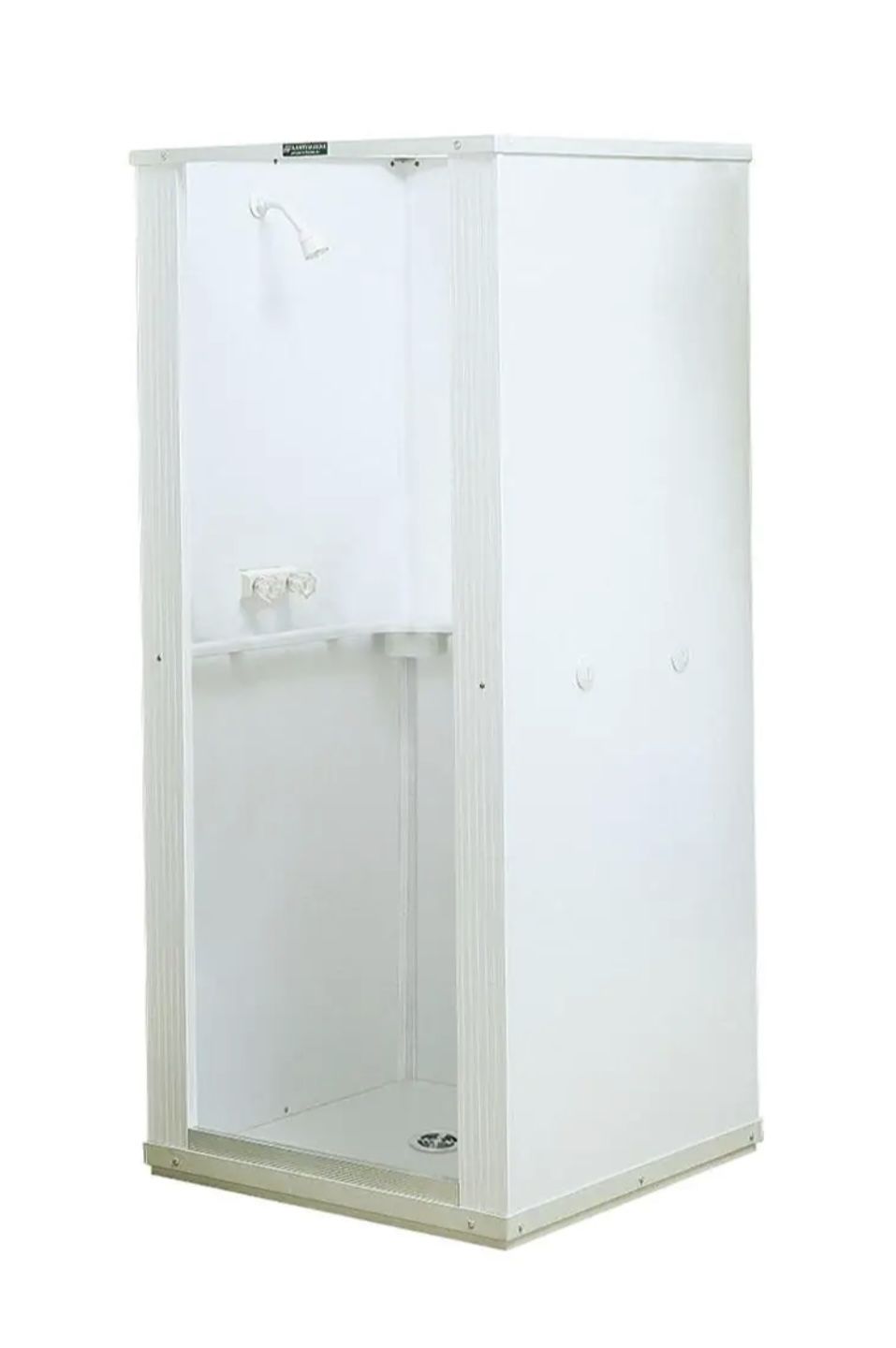 Durastall 32 in. x 32 in. x 75 in. Shower Stall with Standard Base in ...