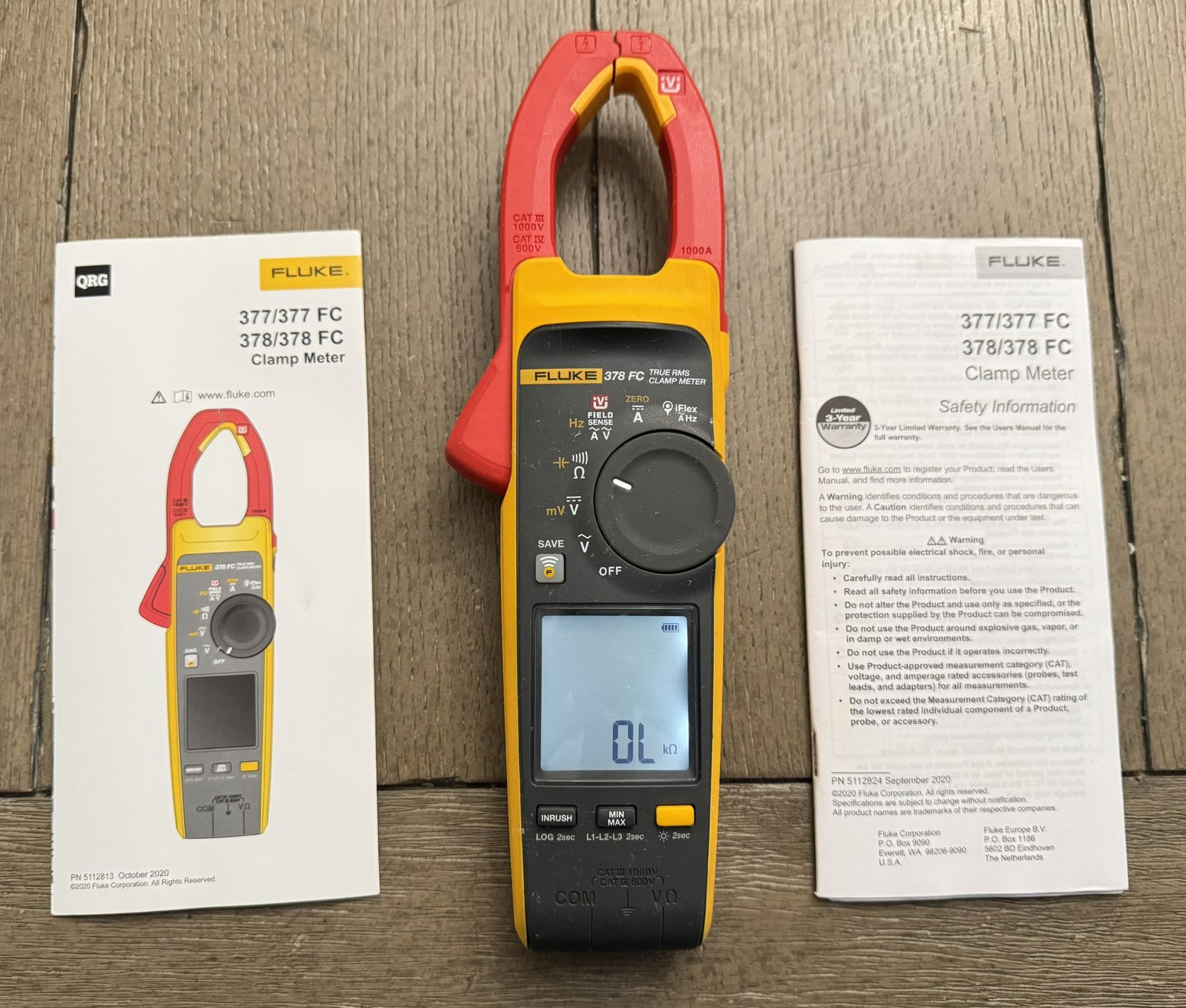 FLUKE 378 FC true RMS clamp Meter for Sale in Tolleson, AZ - OfferUp