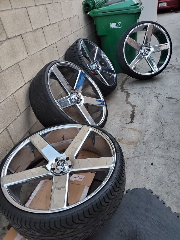 28 inch dub baller rims for Sale in Orange, CA - OfferUp
