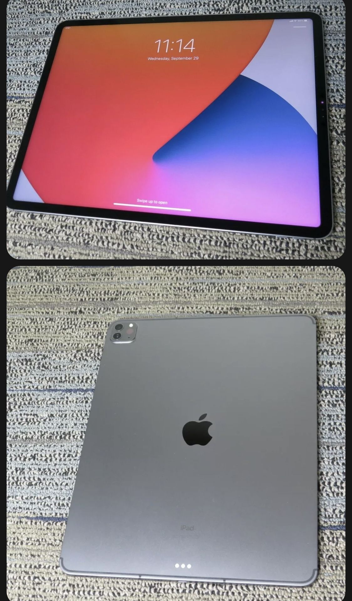 iPad Pro 12.9" 5th Gen WiFi+Cellular 256GB Space Gray A2379 for Sale in ...