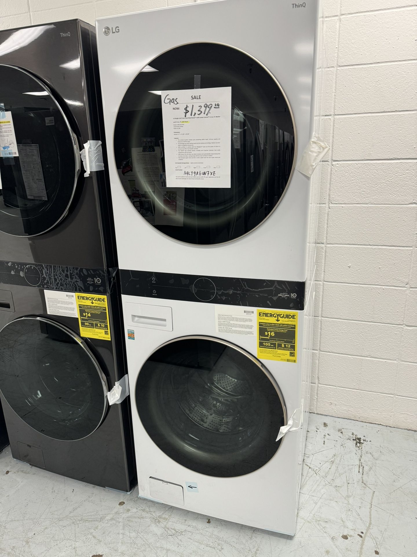 Stackable Electric Washer And GAS Dryer for Sale in Lacey, WA - OfferUp