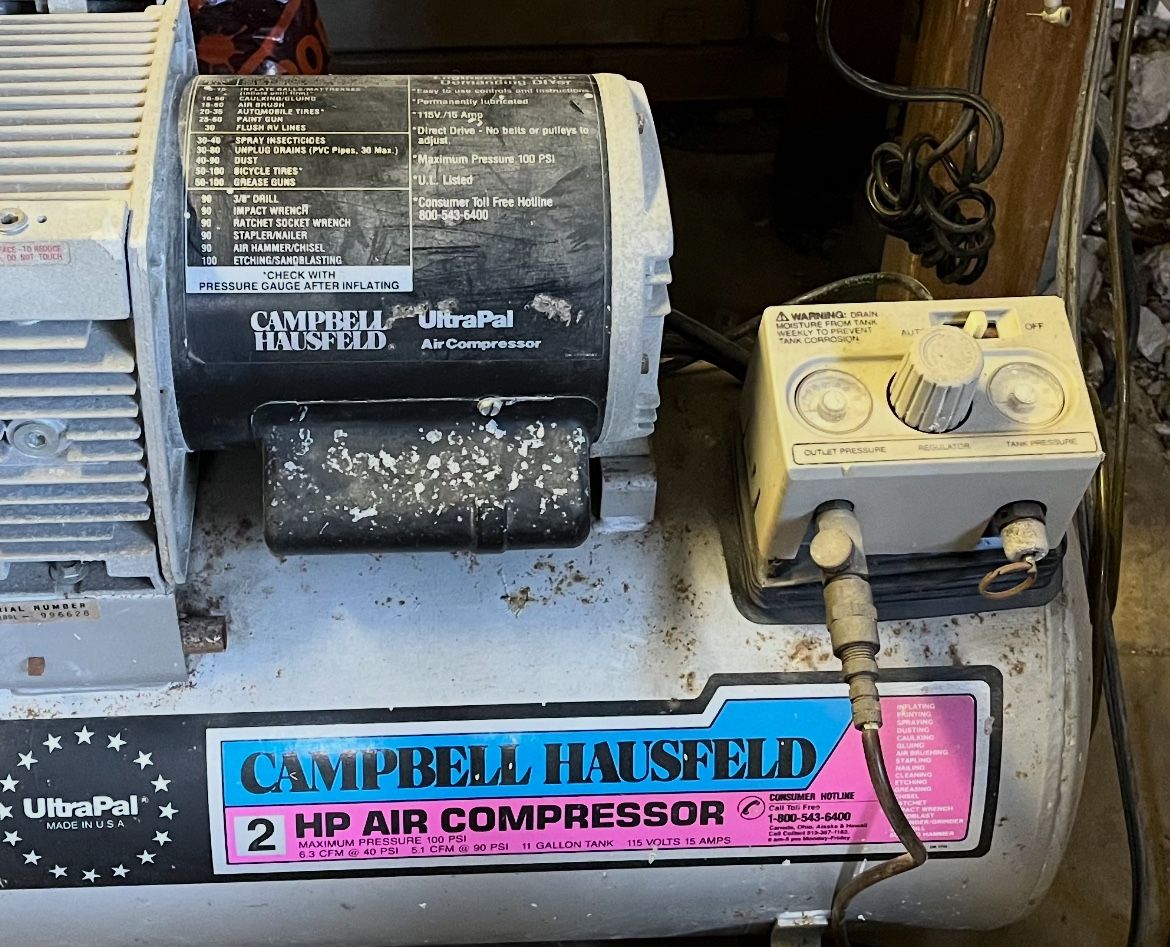 CAMPBELL HAUSFELD 2 HP AIR COMPRESSOR for Sale in Los Angeles, CA - OfferUp