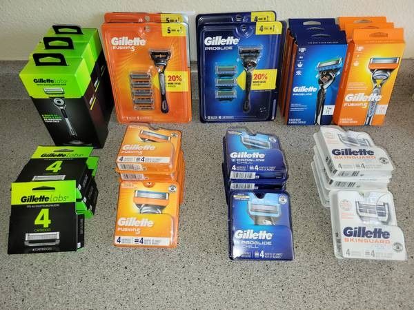 Gillette Shaving Razor Products Factory Sealed Still New in Packaging ...