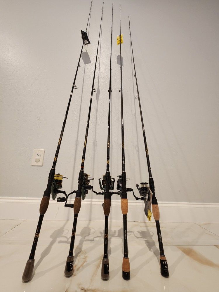 Bass Pro Johnny Morris Freshwater Bass Fishing Combos Rod And Reels for ...