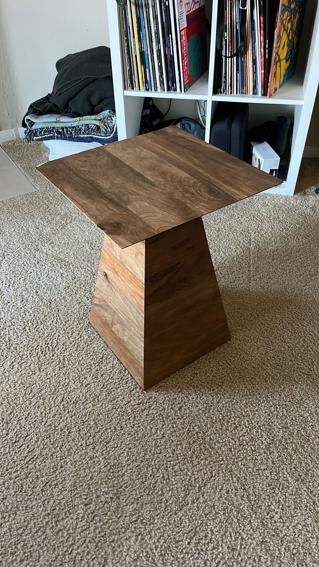 World Market Solid Wood End Table – Modern Design for Sale in San Diego ...