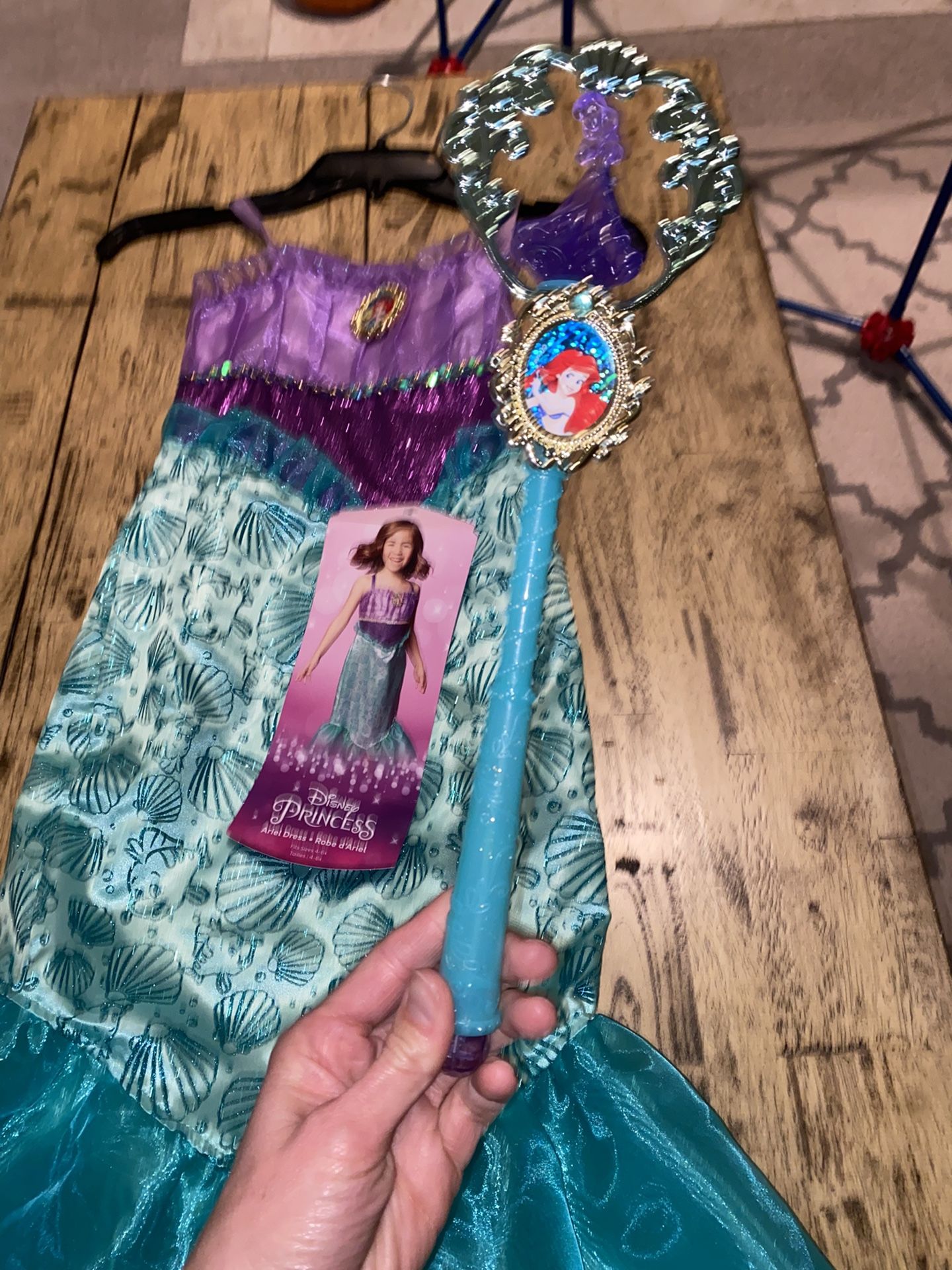 Disney Princess Ariel Purple Dress