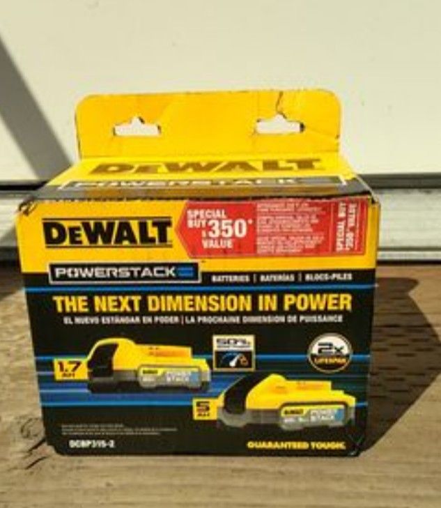 Two Pack DeWalt Power Stack Batteries for Sale in Henderson, NV - OfferUp