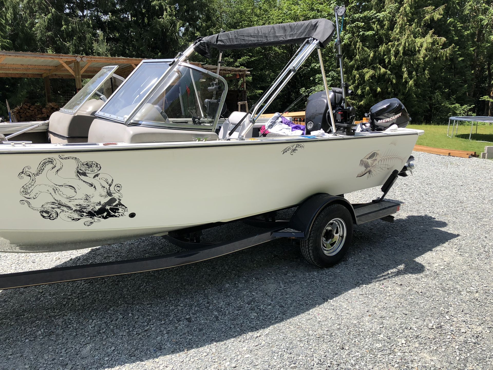 2004 fisher 186 pro hawk for Sale in Buckley, WA - OfferUp
