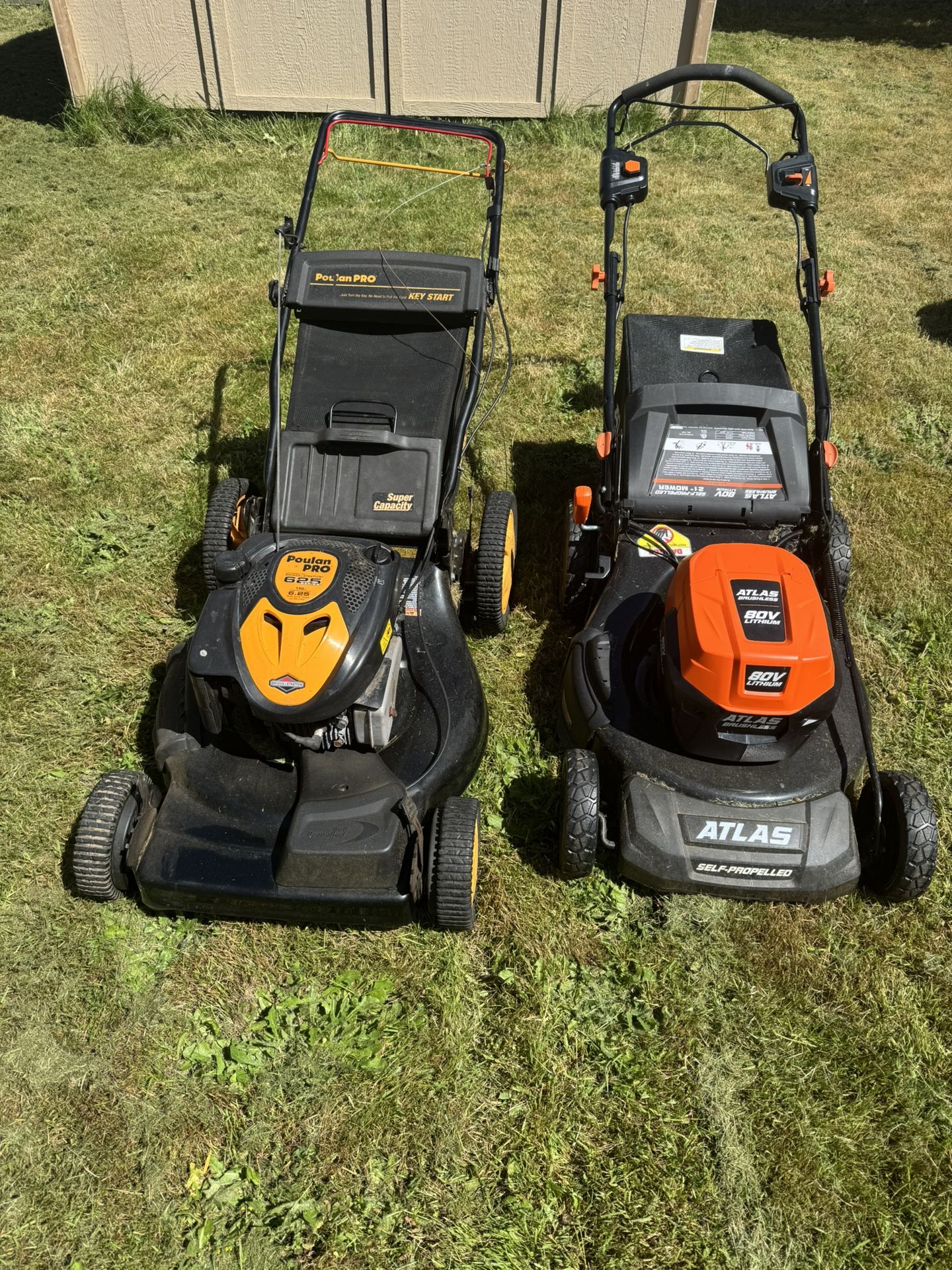 Two Lawn Mowers for Sale in Tacoma, WA - OfferUp