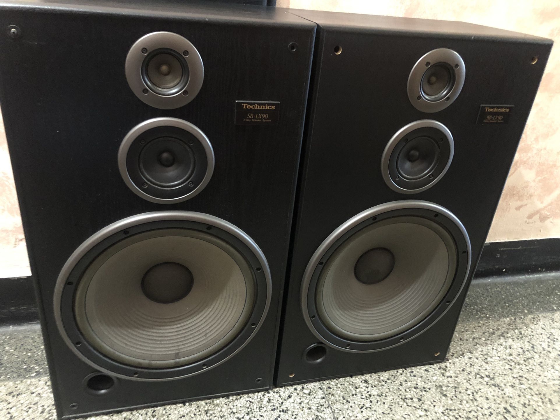 Technics 3 Way Speakers