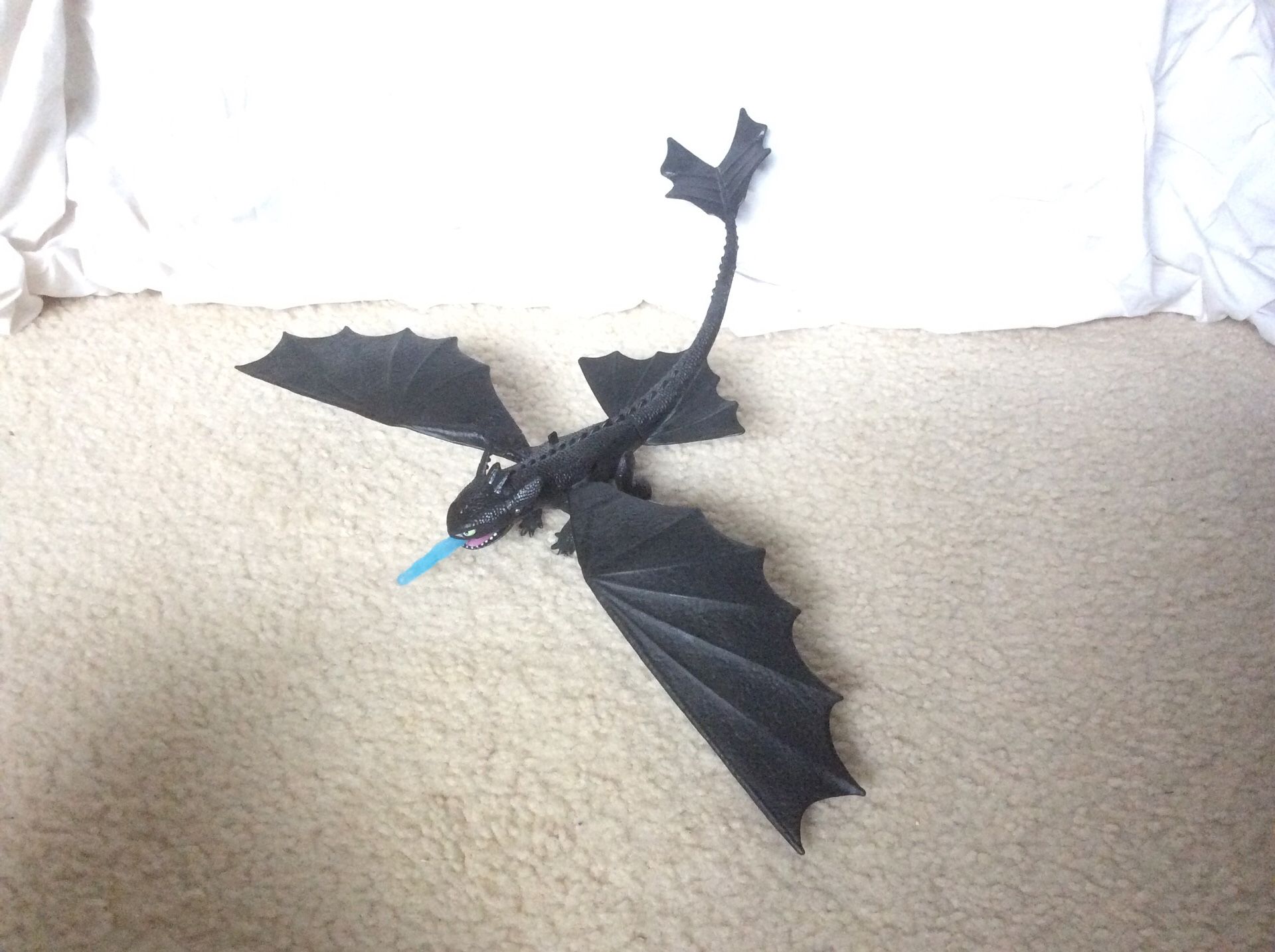 VERY RARE Toothless Night Fury “How to Train Your Dragon” Fire-Blast ...