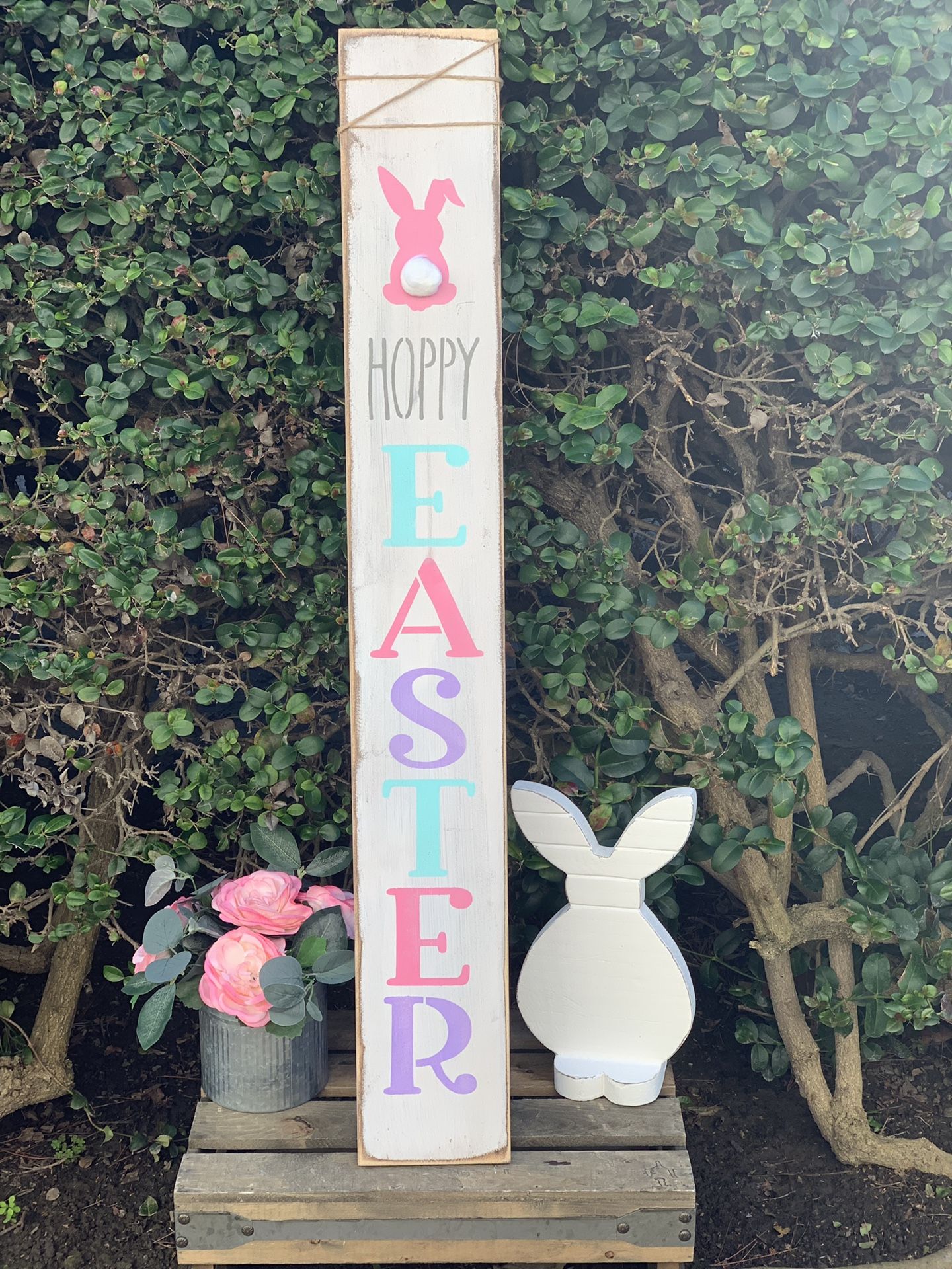 Large Easter Porch Sign, Large Porch Sign, Easter Porch Decor, Easter ...