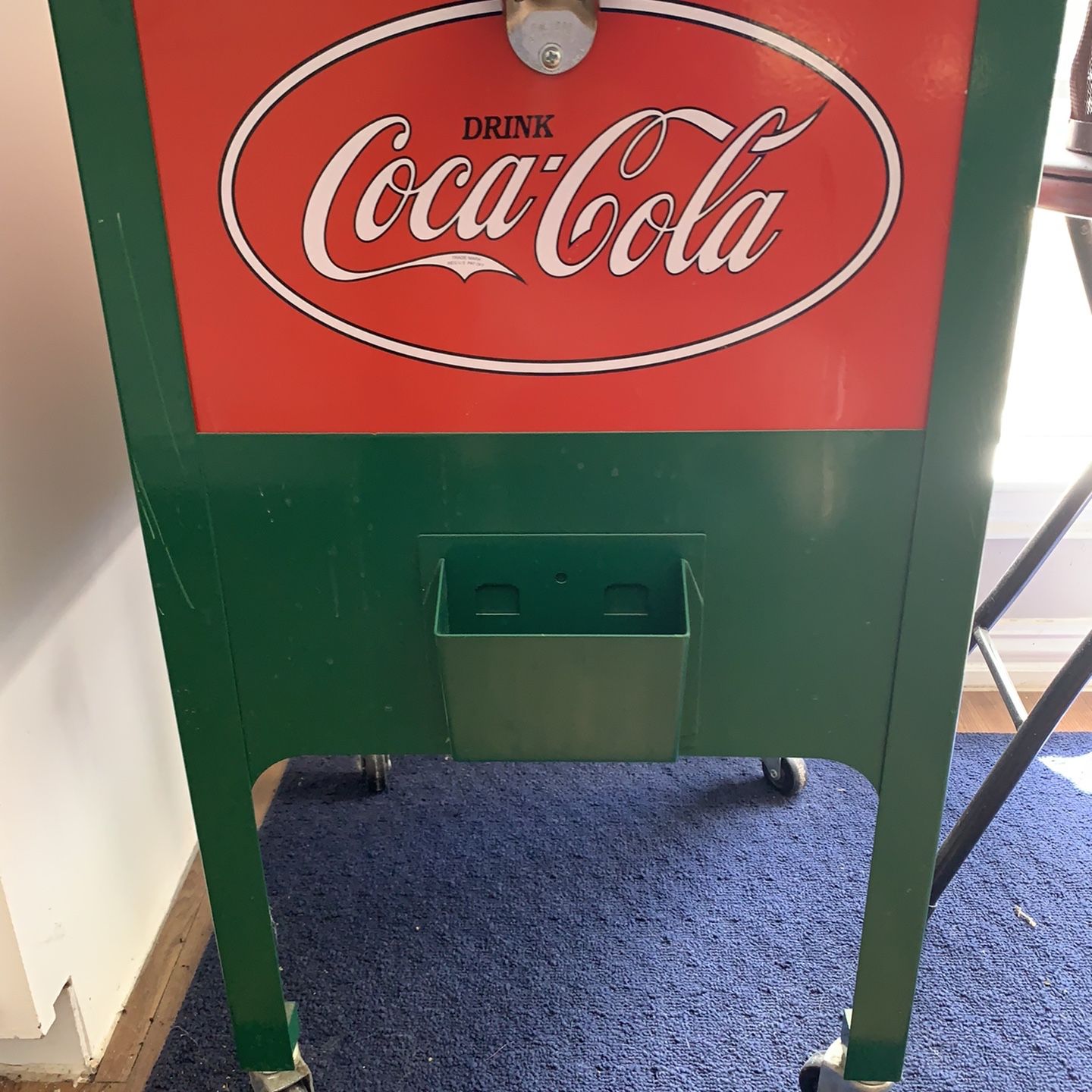 Coca Cola Cooler On Wheels