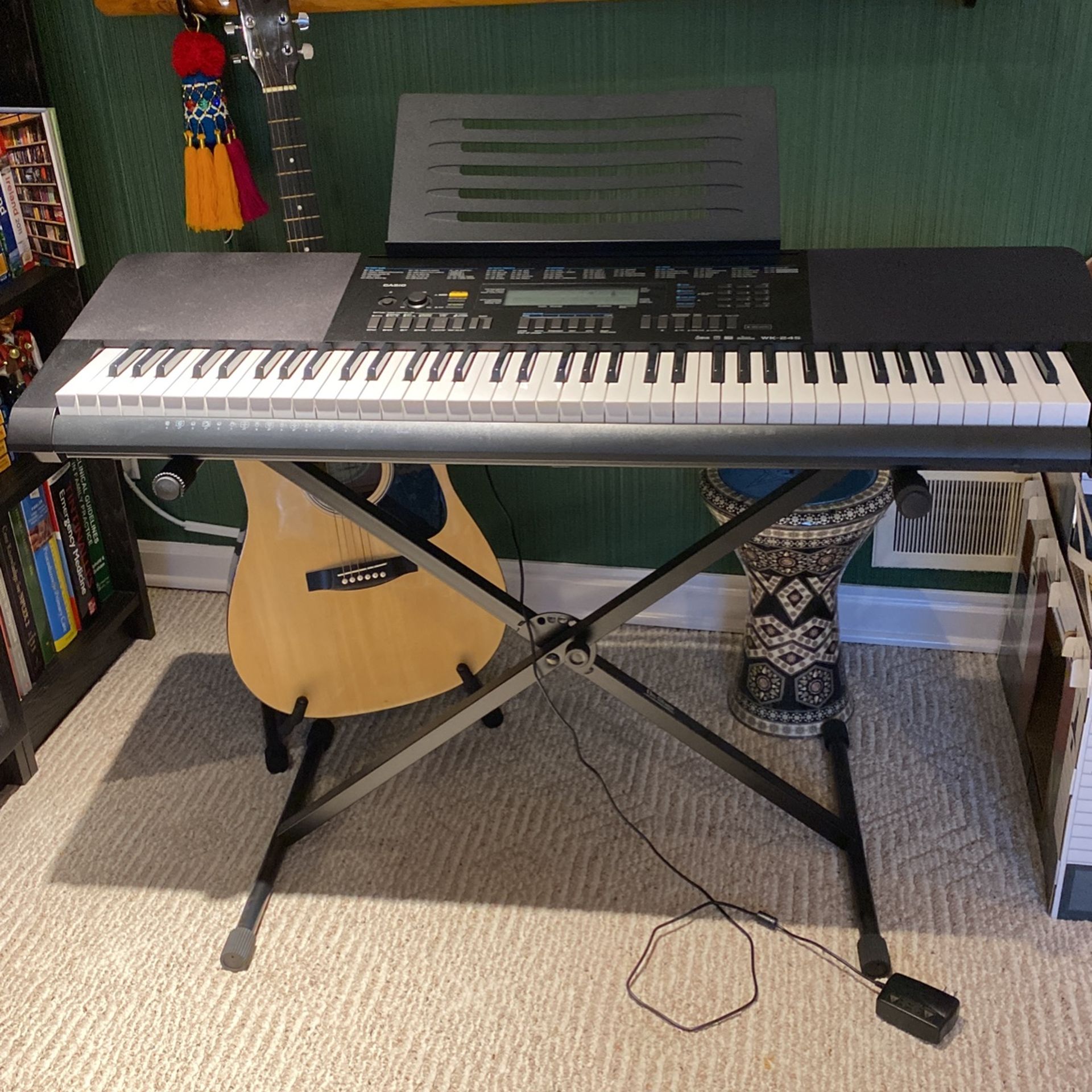 Casio WK-245 Electric Piano Keyboard And Stand for Sale in Seattle, WA - OfferUp