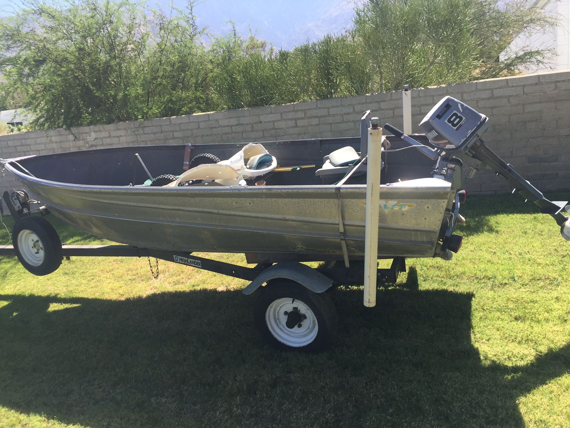 Valco Aluminum boat & trailer. 12ft for Sale in Costa Mesa, CA - OfferUp