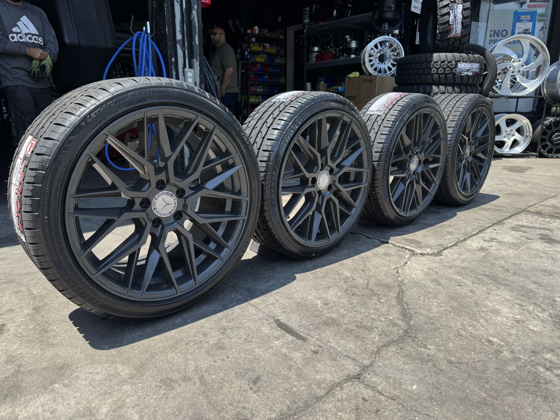 Niche Gamma 19x8.5 Front and 19x9.5 With New Tires Lexani For Mercedes ...
