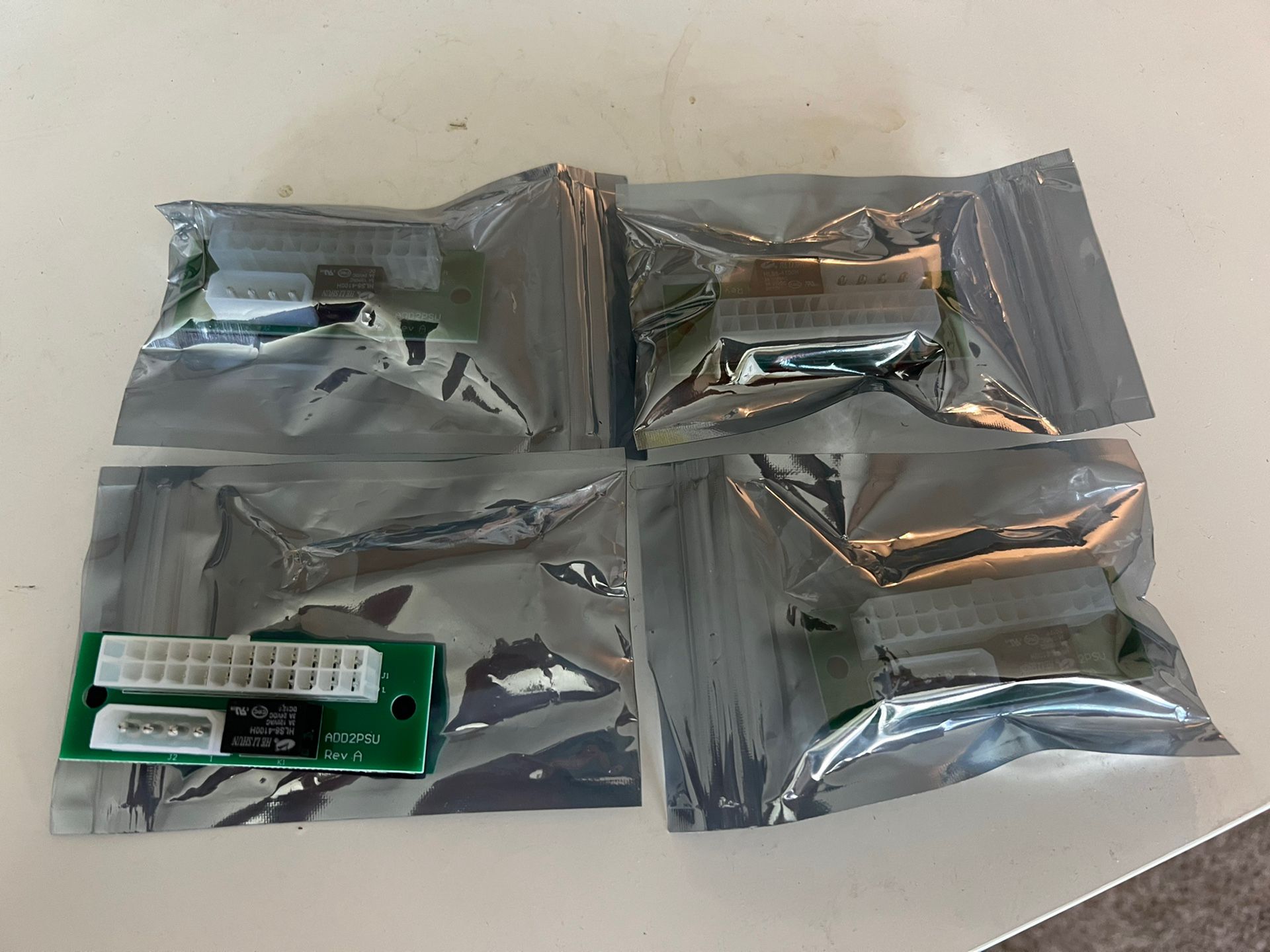 Add2PSU Multiple Power Supply Adapter (ATX 24Pin to Molex 4Pin) and ...