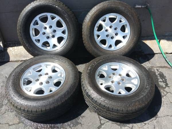 17 inch silverado z71 alloy rims and tires, fit chevy and GMC 6 lug for ...