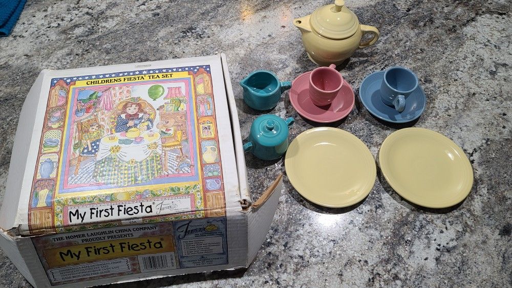 Fiestaware " My FIRST FIESTA " child's Teapot Set for Sale in Federal ...