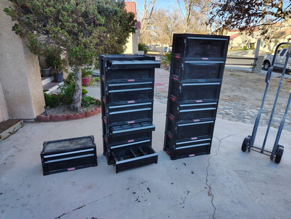 Craftsman Stackable Tool Boxes 12 Units for Sale in Palmdale, CA - OfferUp