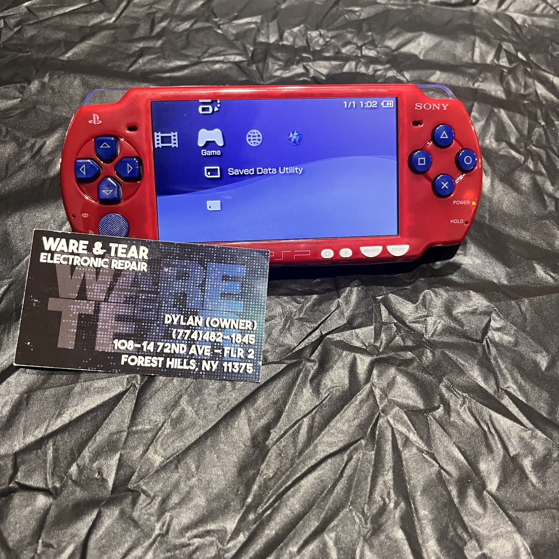 Red And Black Psp