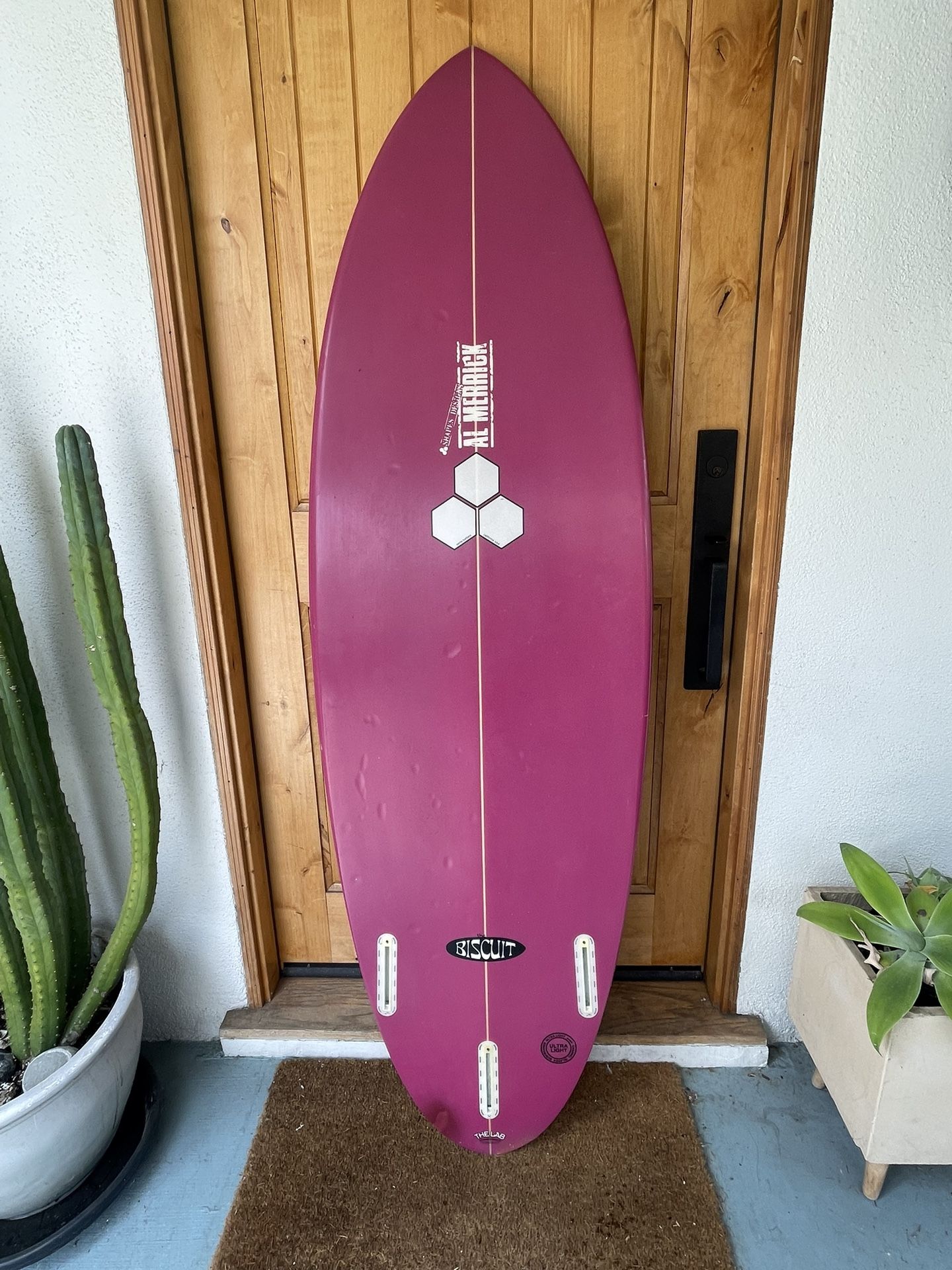 RARE! Pink 5’9 Al Merrick Channel Islands Biscuit Surfboard for Sale in ...