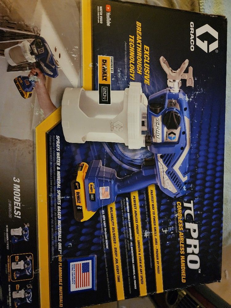 Graco TCpro Batterie Powered Paint Gun for Sale in Tucson, AZ - OfferUp