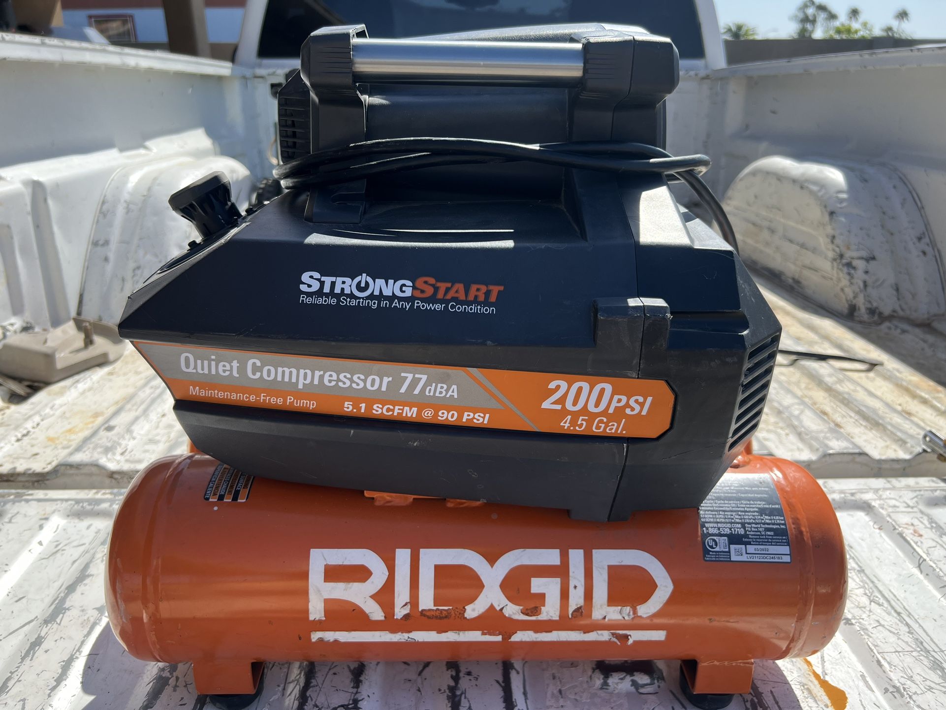 Ridgid 4.5g Compressor for Sale in Peoria, AZ - OfferUp