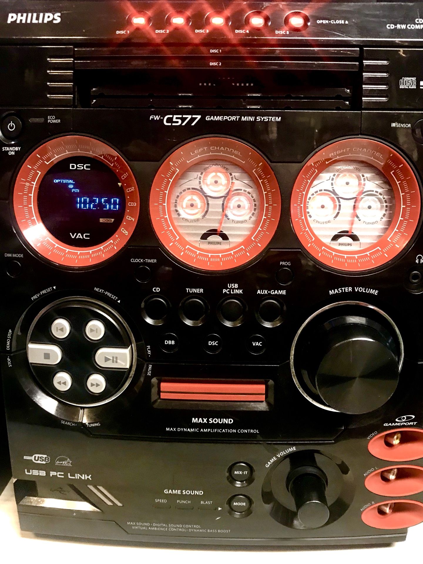 Rare Philips Gaming Stereo FW-C577 AudioFile System for Sale in Kent, WA - OfferUp
