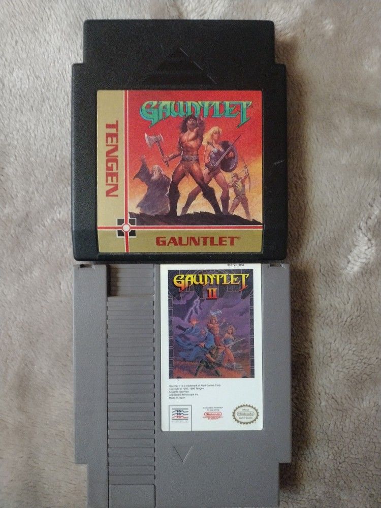 Nintendo NES Gauntlet 1 And 2 No Offers No Trades Good Shape And They ...