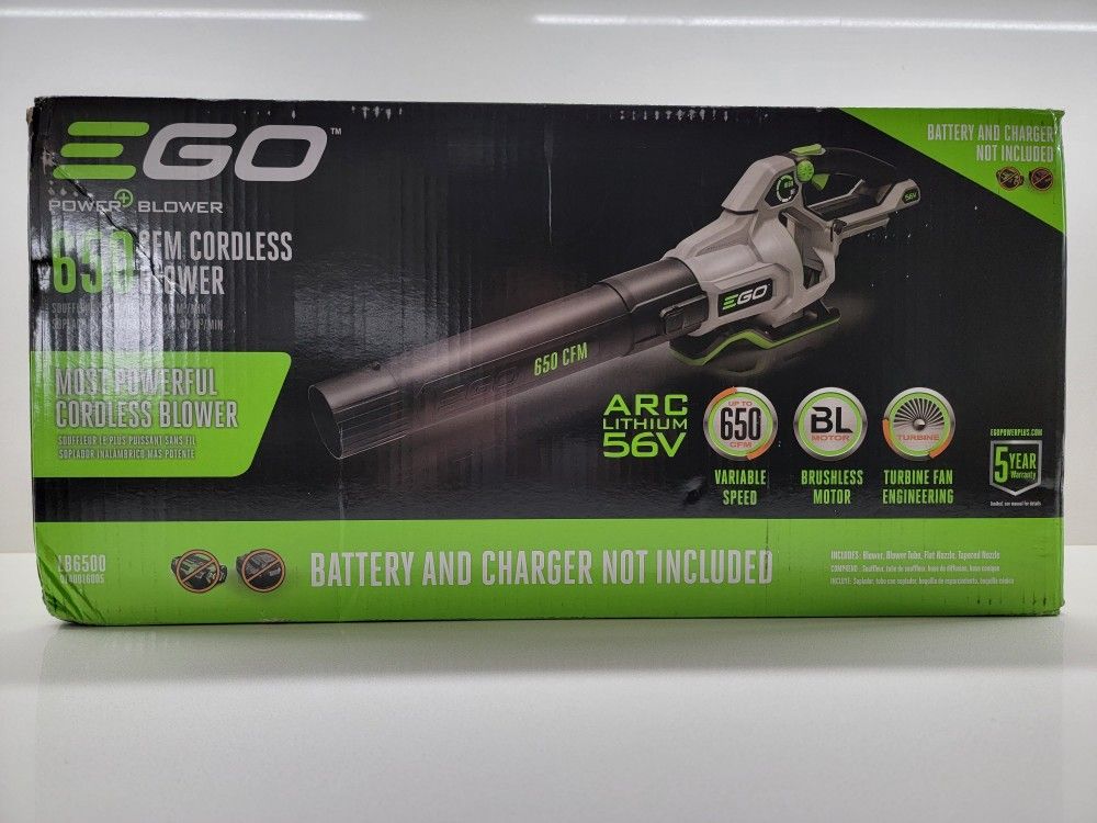 EGO POWER+ 56-VOLT 650-CFM 160-MPH Brushless Handheld Cordless Electric ...