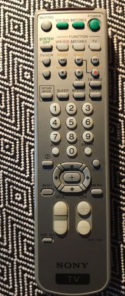 Sony Wega Tv Remote