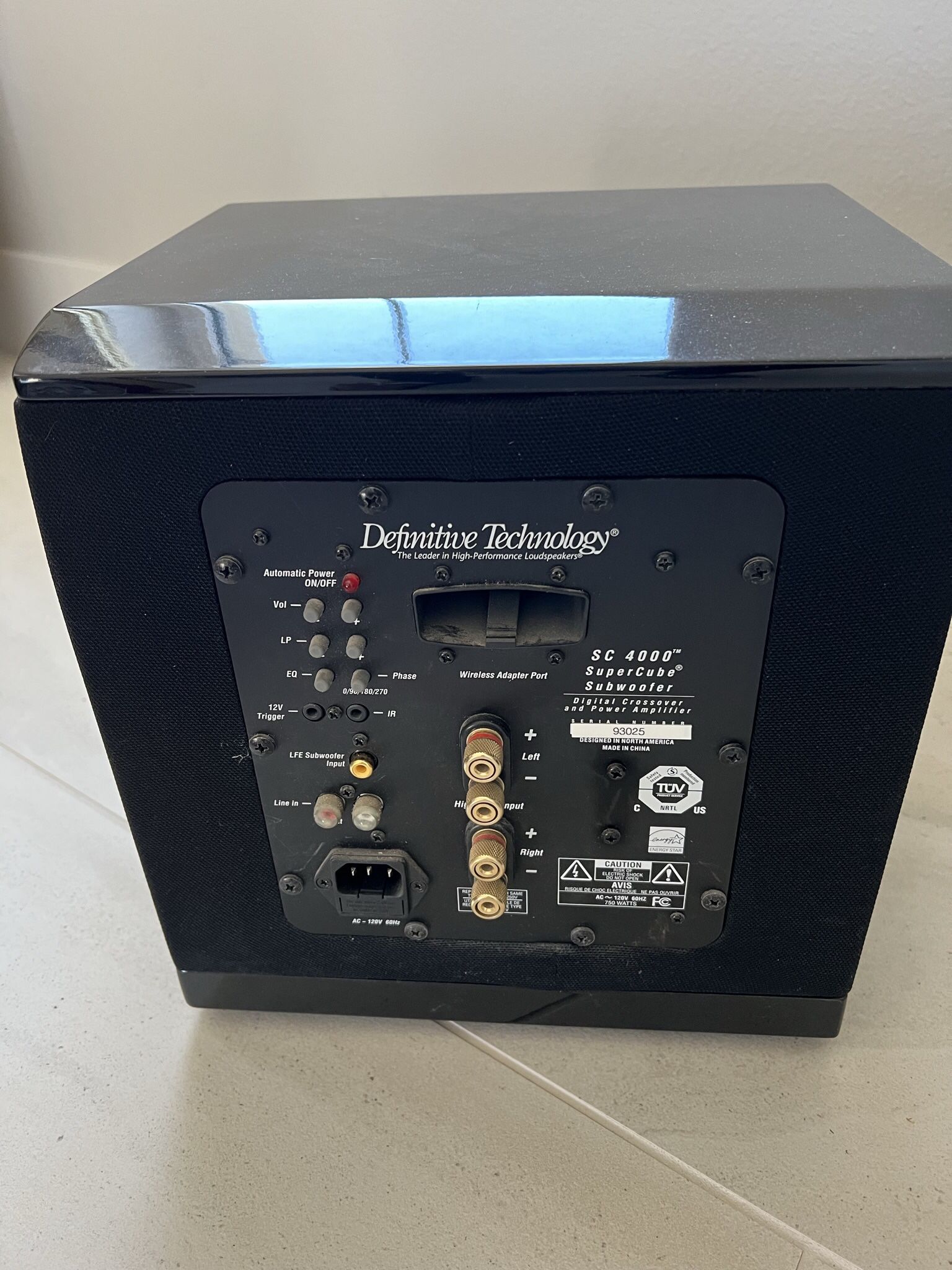 Definitive Technology Supercube 4000 Subwoofer for Sale in Indian Wells ...