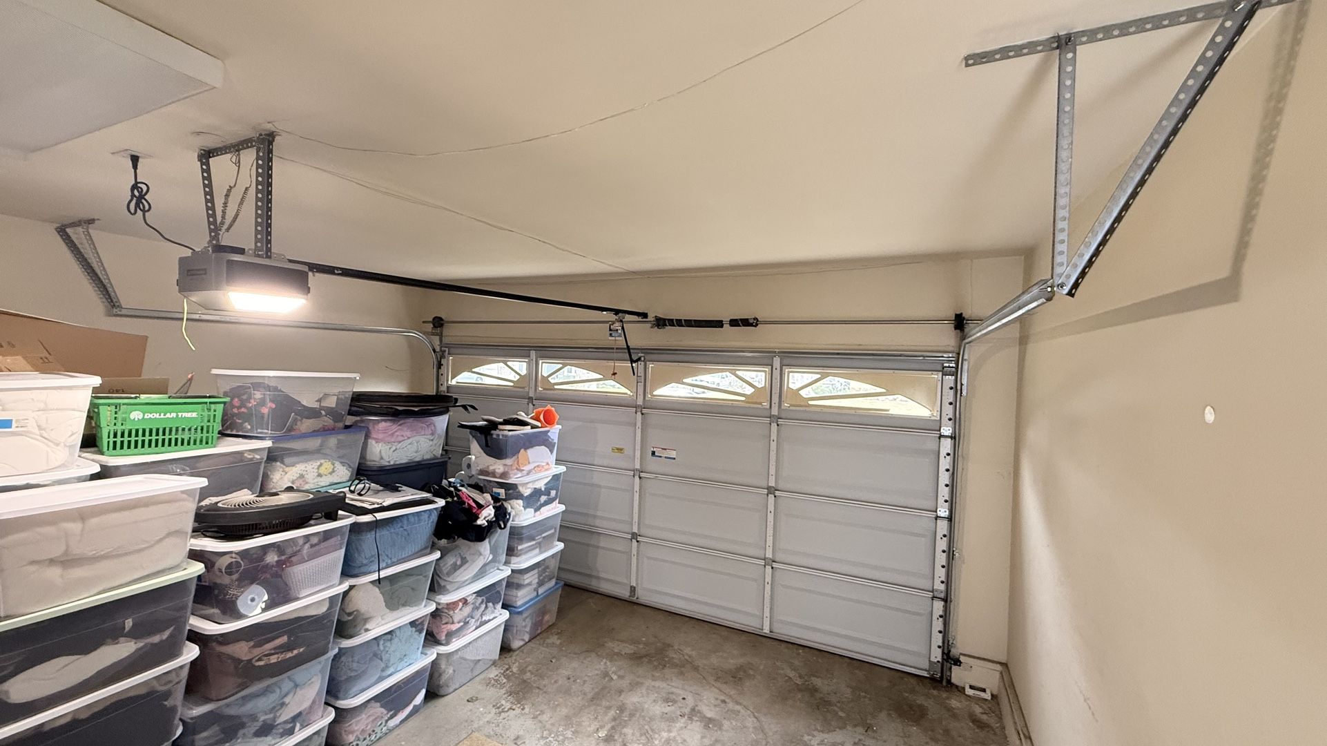 Garage Door Broken Spring Opener Off Track Replace Adjustment And Parts ...