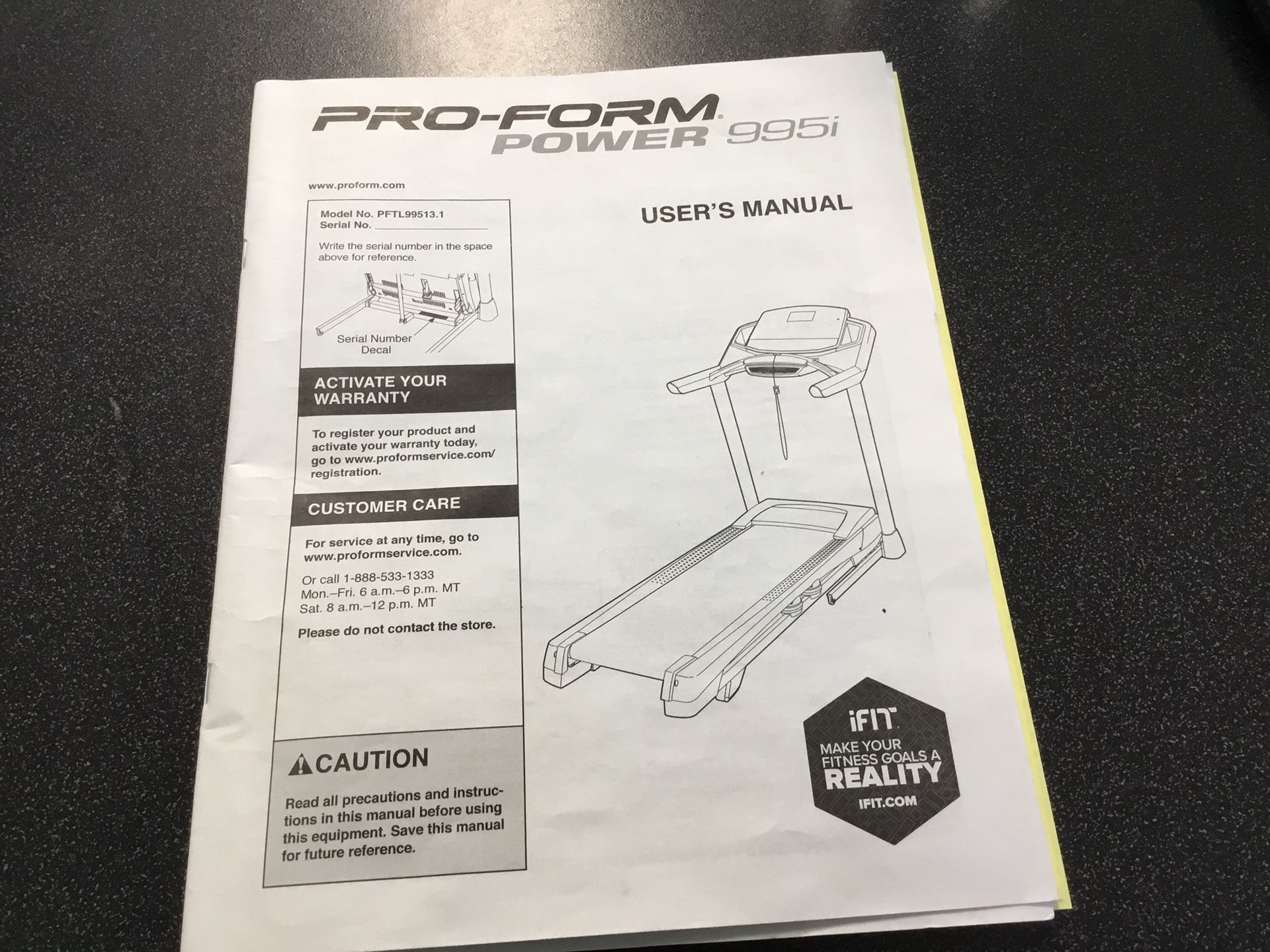 Proform Power 995i Gym Quality Treadmill. Must Go Priced Reduced Again ...