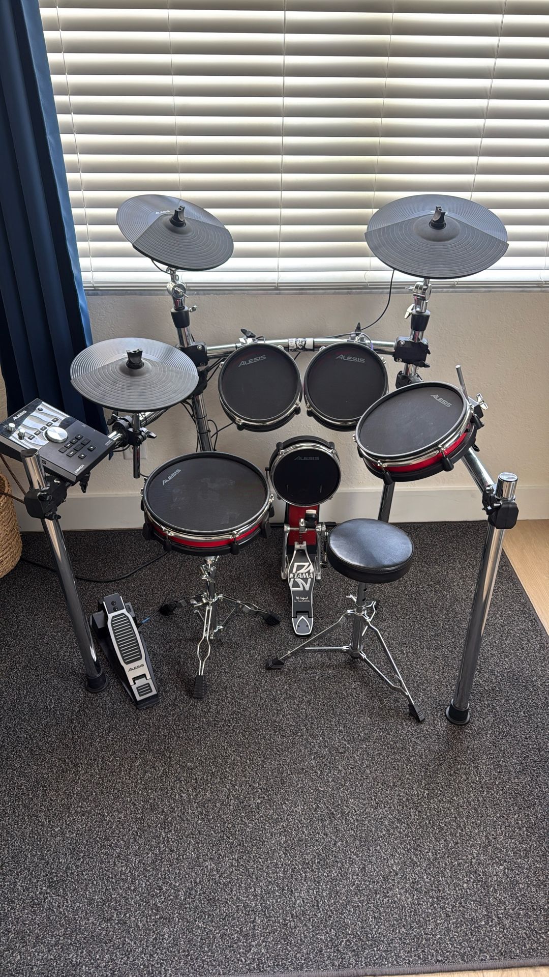 Alesis Crimson II Electronic Drum Kit (Mesh) – Tama Pedal Included! for ...