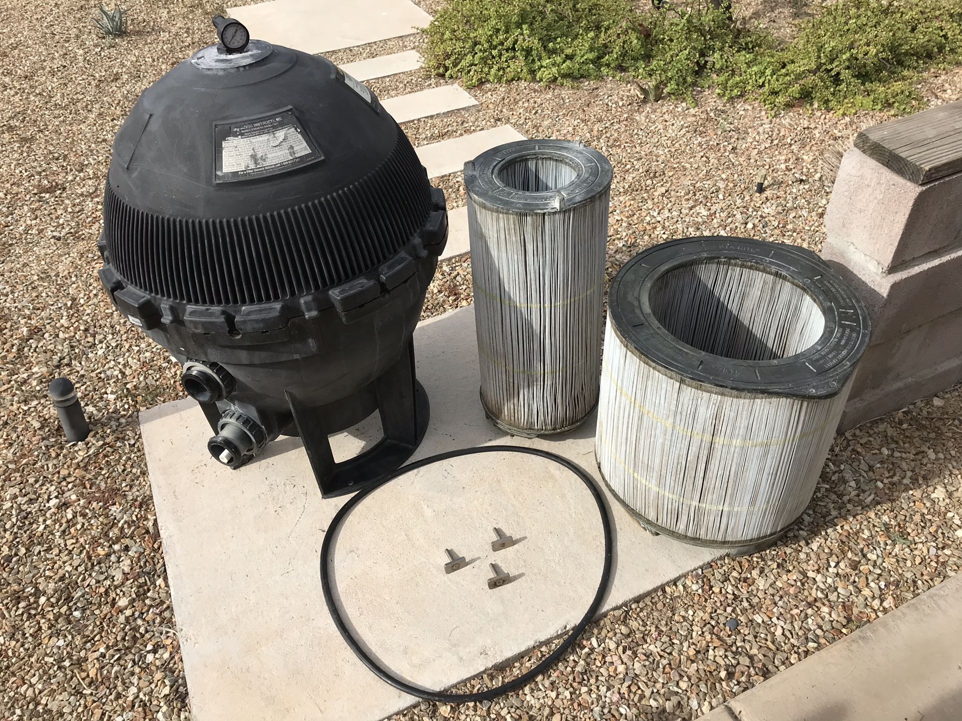 PENTAIR STA-RITE SYSTEM III - MODEL S8M600 - 600 SQ. FEET POOL FILTER ...