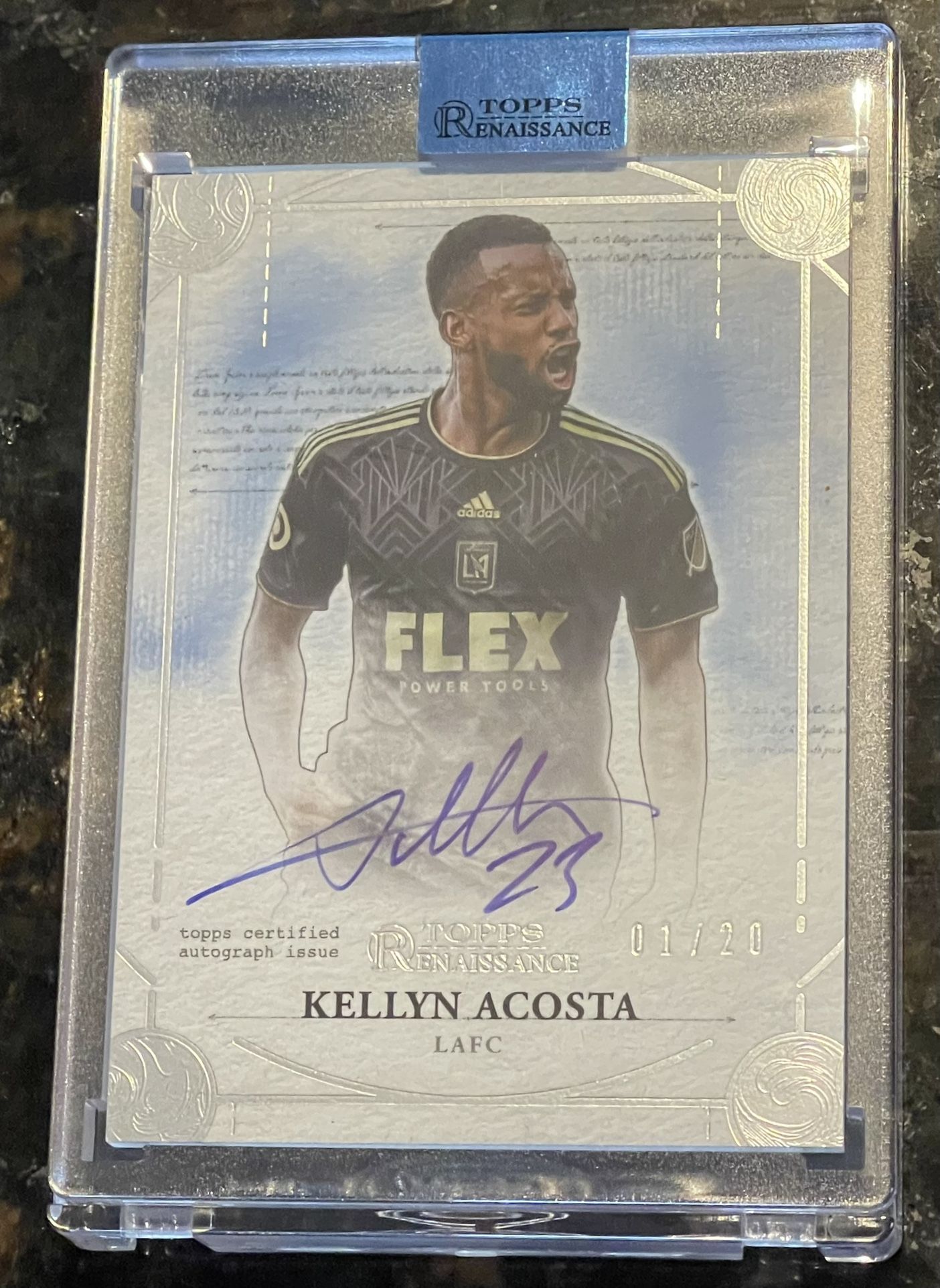 2022 Topps MLS Renaissance Platinum Autographed card presents Kellyn ...