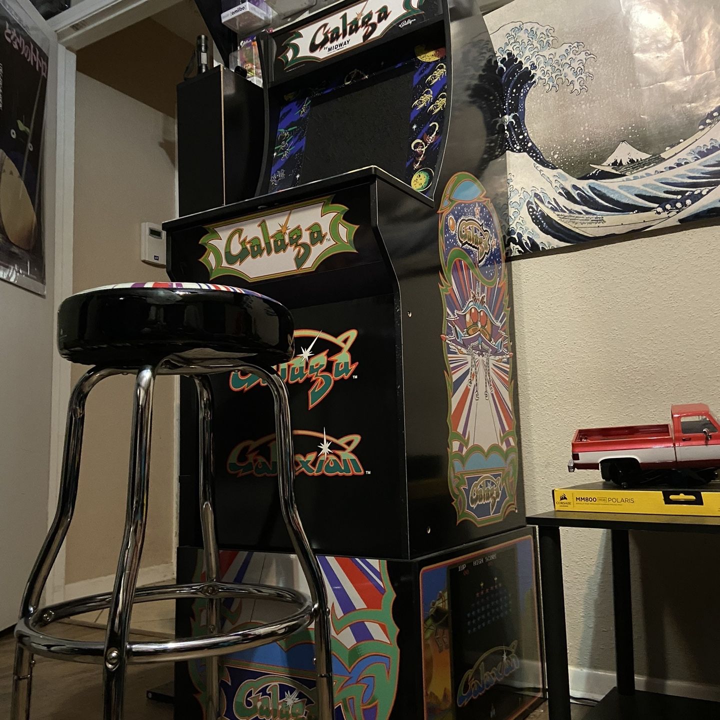 Galaga Arcade Marquee