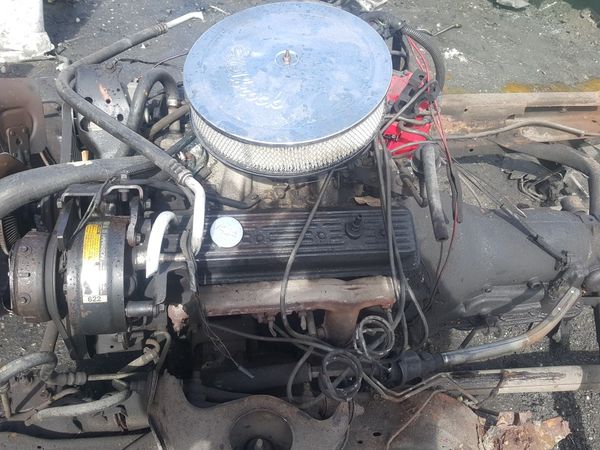 1986 Chevy 350 Complete Engine and Transmission complete runs good 5.0 ...