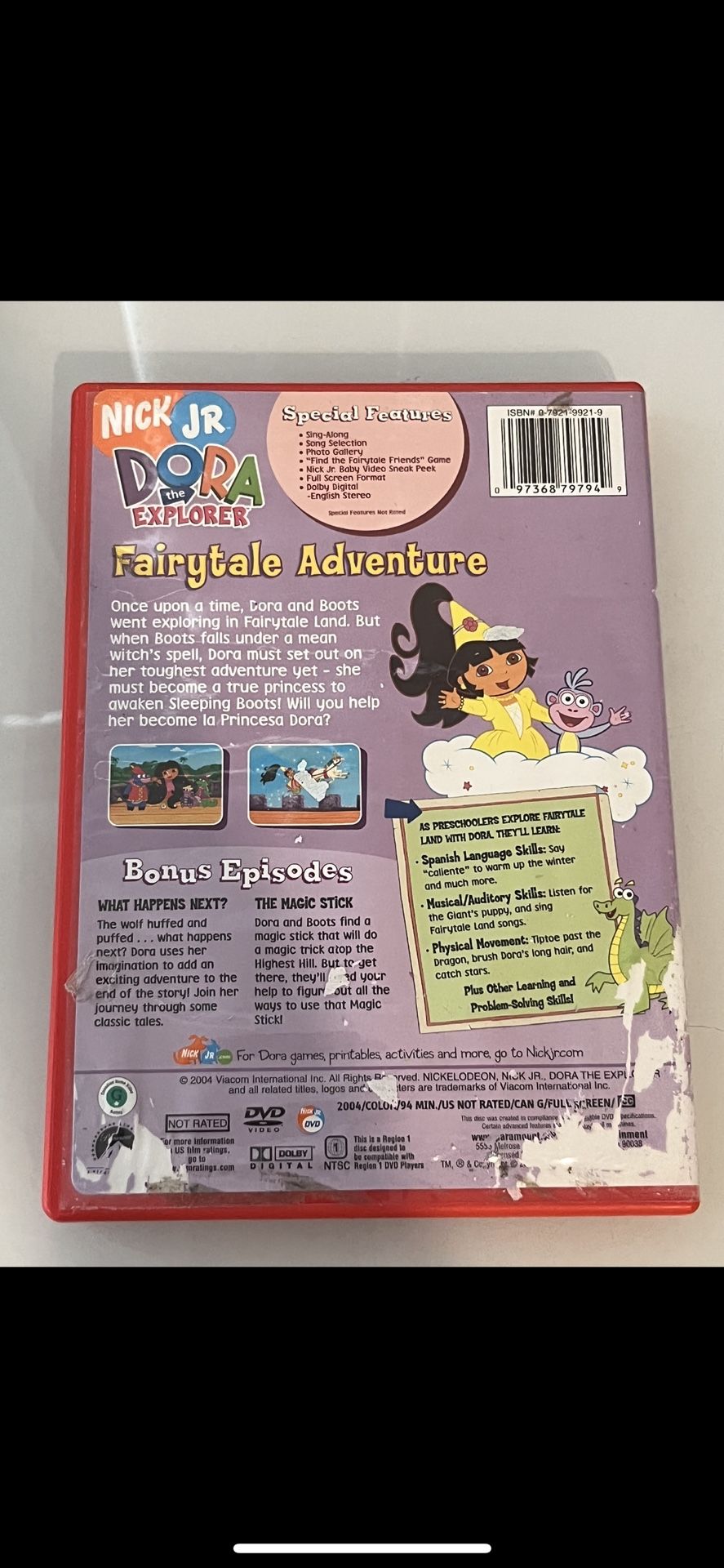 Dora The Explorer Fairytale Adventure Vhs