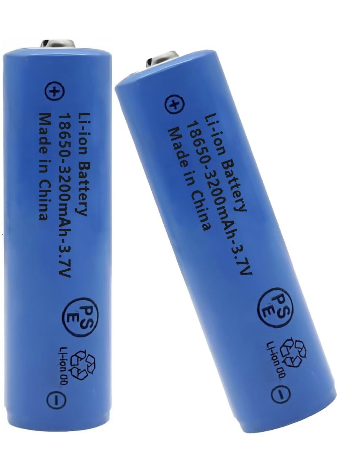 18650 Battery,2 Packs 3.7V 18650 Button Top Battery 18650 Rechargeable ...