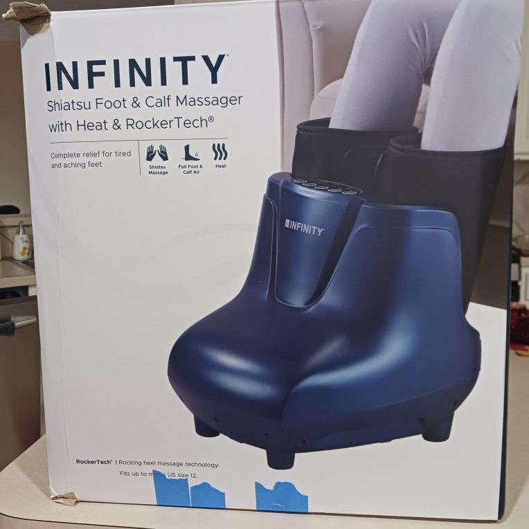 Infinity Shiatsu Foot Callf Massager for Sale in Humble, TX - OfferUp