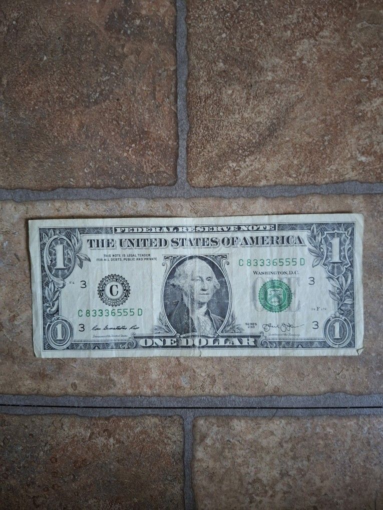 $1 Currency Note 2013 Series 2 Triples for Sale in Los Angeles, CA ...