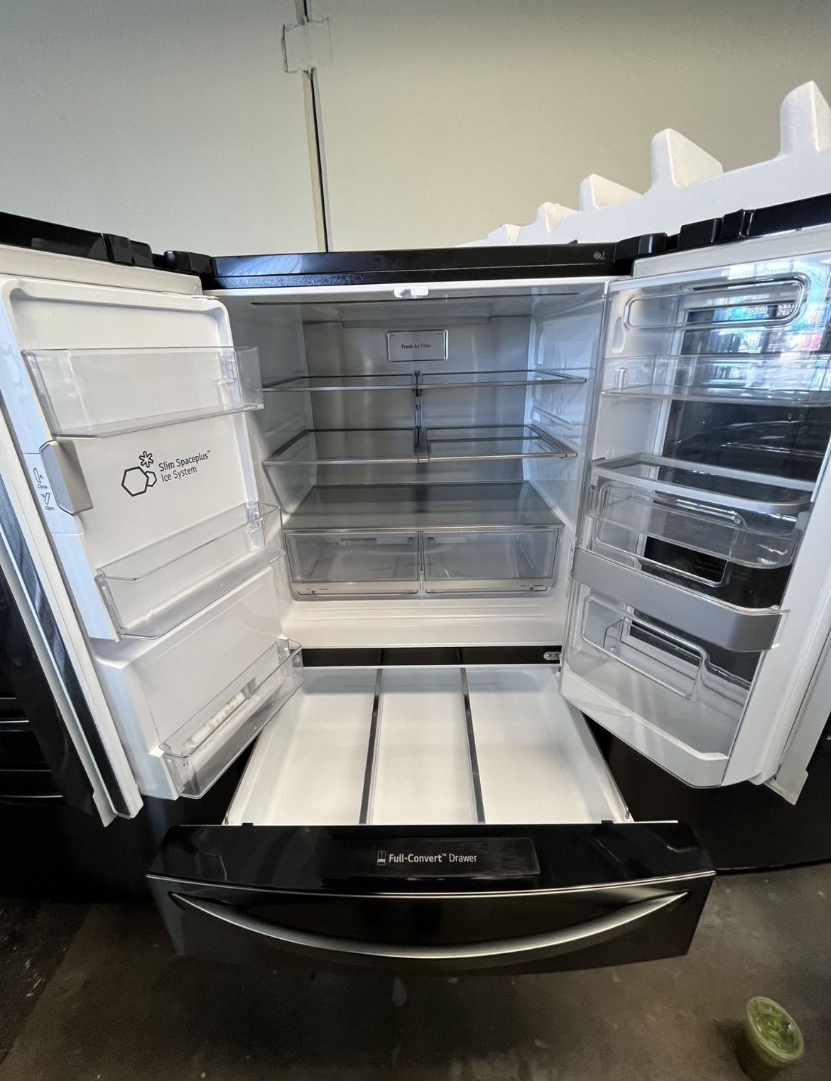 KNOCK KNOCK LG INSTA VIEW FRIDGE WITH CONVERTIBLE MIDDLE DRAWER ...