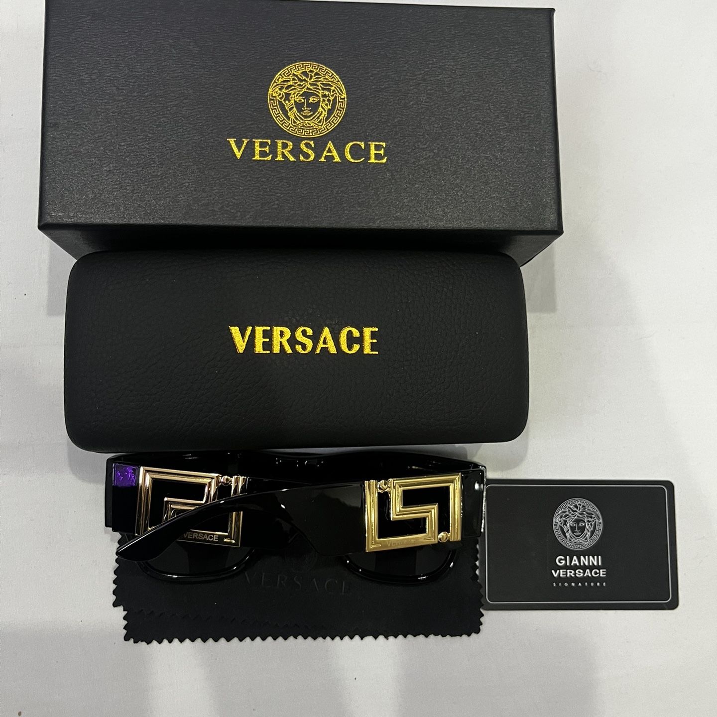 Versace Sunglasses For Men VE4403 GB 87 Black for Sale in Versace Sunglasses For Men VE4403 GB 87 Black for Sale in