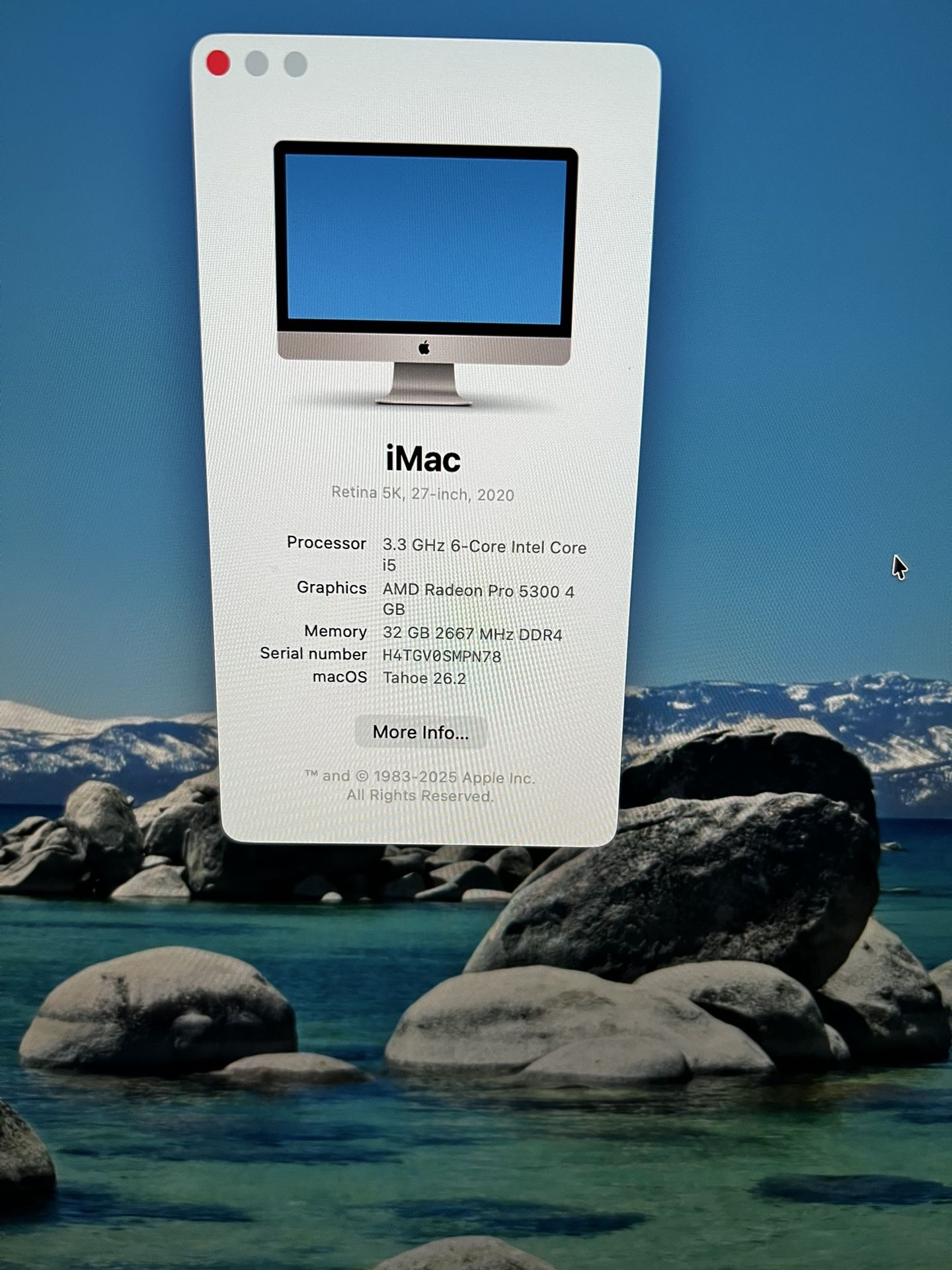 2020 27” Apple iMac 3.3 I5 32GB Ram 1tb SSD for Sale in Bell Gardens ...